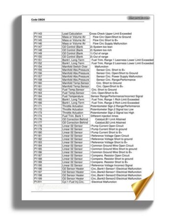 Audi Obd 2 Trouble Codes