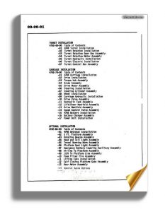Calavar Condor 47ae Parts Breakdown Section