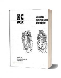 Cummins B Series Engines Operation And Maintenance Manual