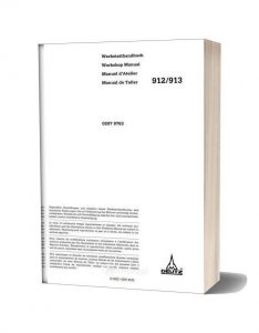 Deutz 912 913 Engine Workshop Manual