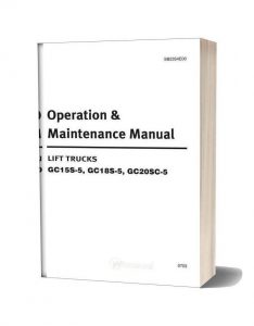 Doosan Lift Truck Gc15s 5 Gc18s 5 Gc20sc 5 Operation & Maintenance Manual