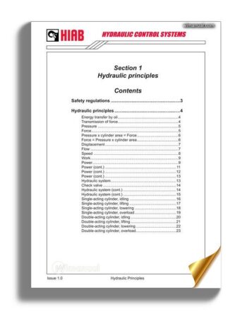 Hiab Hydraulic Control Systems