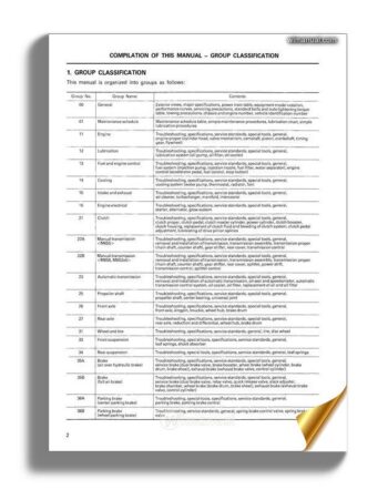 Mitsubishi Fuso 1992 95 Fkfm Service Manual