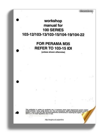 Perkins Engine Identification Serial Number