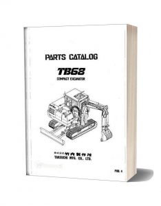 Takeuchi Compact Excavator Tb68 Parts Manual