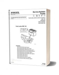 Volvo Trucks Mid 144 Engine Control Unit Fault Codes