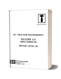 Zf Transmission Eccom 1 5 Workshop Manual